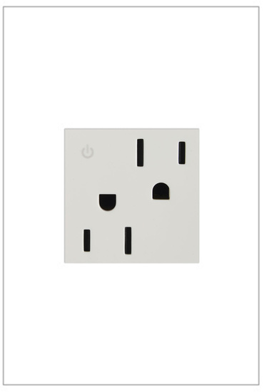 adorne 20A Dual-Controlled Wall Outlet │ Legrand