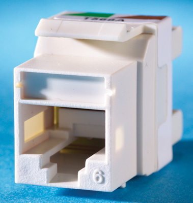 TechChoice 6 Keystone jack, Black, 25pack | Jacks and Modules | Copper ...