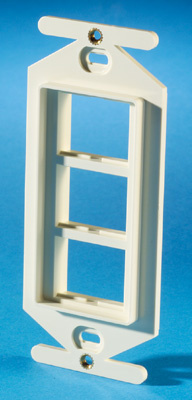 TRACJACK STYLISTICS FRAME, THREE-PORT, WIREMOLD IVORY | Workstation ...