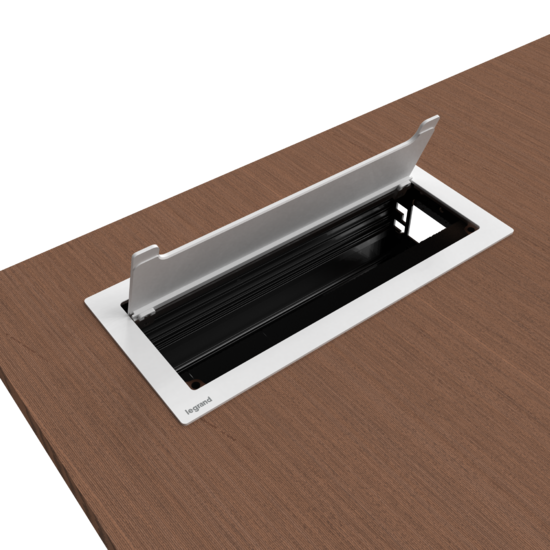 Empty Access Table Box, White | Table Boxes and Retractors | Furniture ...