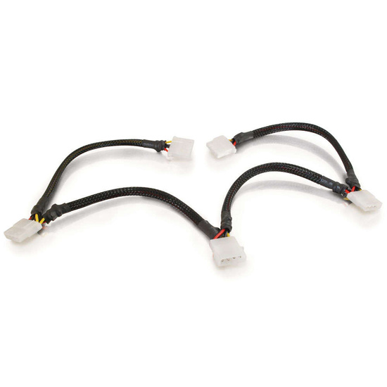 30in Internal Power Quad Splitter Cable