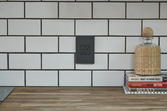 adorne® Satin Black 1-Gang Screwless Wall Plate | Wall Plates | Wiring ...
