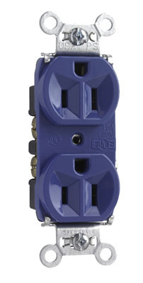 Hard Use Spec Grade Receptacle Back and Side Wire 15A 125V