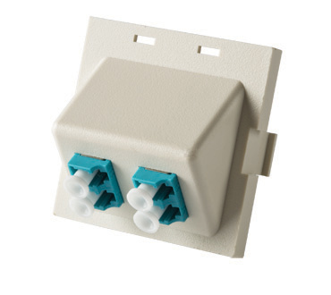 Series II Module, 2-LC Duplex (4 Fibers) Multimode, Aqua