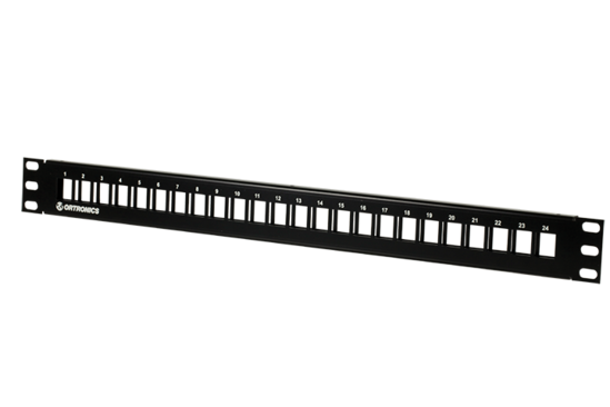 TechChoice Flush Mount Flat Patch Panel Kit 24 Port unloaded | Patch ...