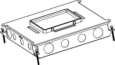 Resource RFB® Series Six Gang Floor Box | Concrete Floor Boxes | Floor ...