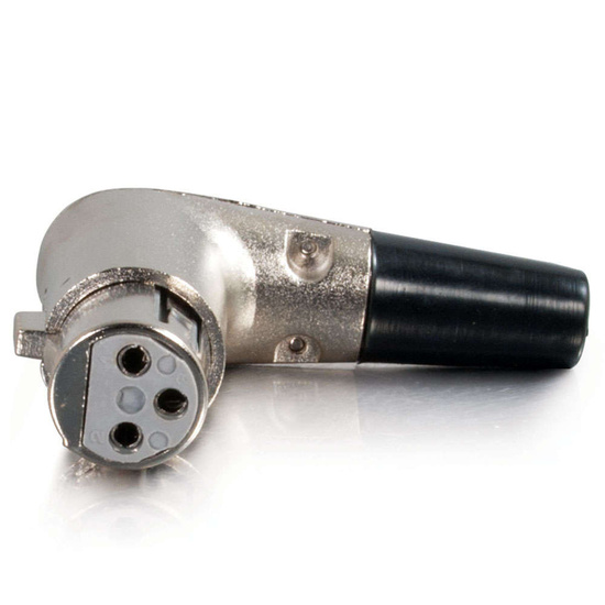 Right Angle XLR Female Inline Connector