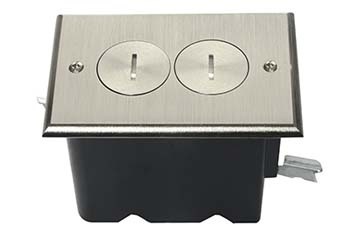Tamper-Resistant Floor Box Assembly - One Gang for Wood Sub-Floors ...