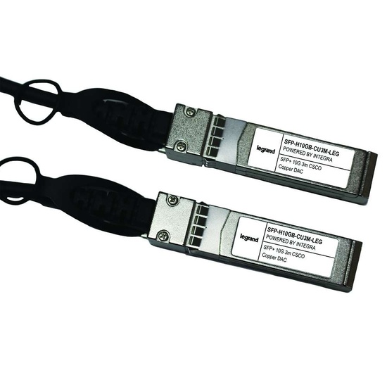 Cisco® SFP-H10GB-CU3M Compatible 10GBase-CU SFP+ to SFP+ Passive Direct ...