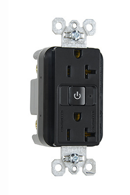 20A, 125V Plug Load RF Half-Control Fed Spec Receptacle, Black ...