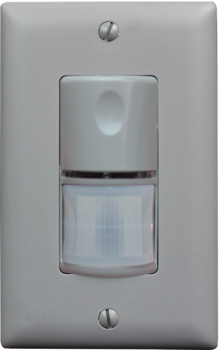 PIR Wall Switch Occupancy Sensor, 120/277V, Ivory | Wall Switch ...