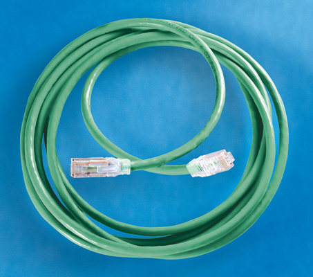 Clarity CAT5E Modular Patch Cord, 15 ft, Green | Patch Cords and Cable ...