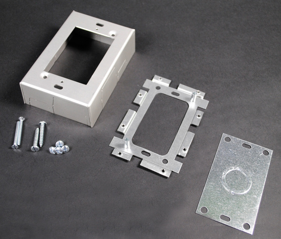 AL2000 Shallow Switch and Receptacle Box | Plugmold Systems | Raceway ...