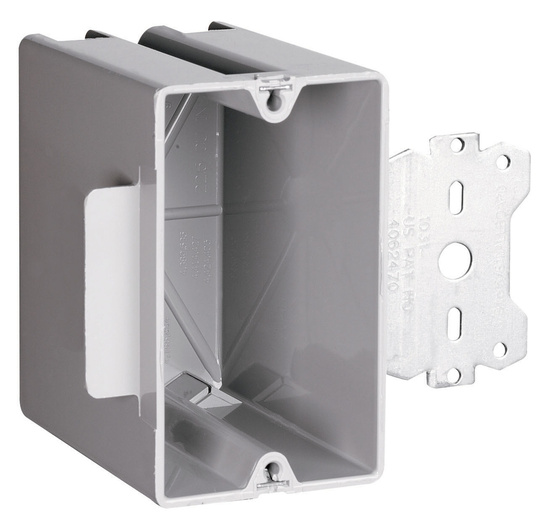 Deep Wood and Steel Stud Bracket Box with Quick/Click | Wall Boxes ...