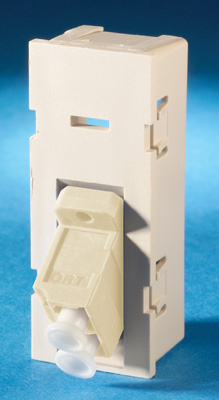TracJack Module, 1-LC (2 Fibers) Multimode, 45 Degree Exit