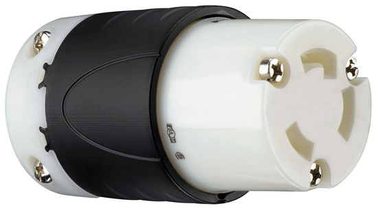 30A NEMA L630 Connector - Black Back, White Front Body | Turnlok ...