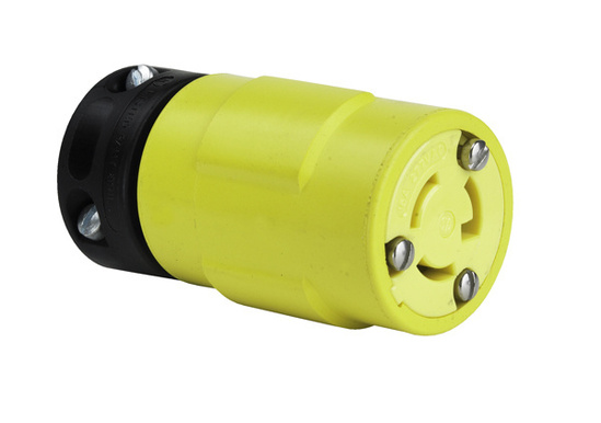 Rubber Locking Connector, Yellow | Turnlok | Plugs and Connectors ...