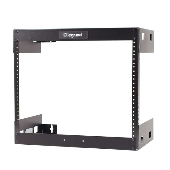 8U Wall Mount Open Frame Rack - 12in Deep | Data Center | Networking