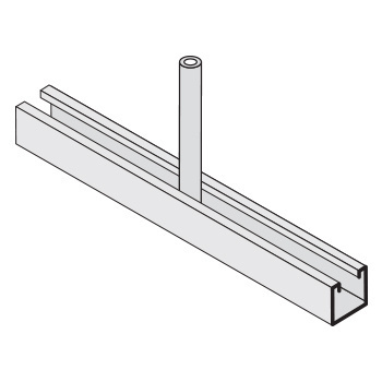 MG Steel Single Hanger Channel Kit,, 22''L w/Zinc (TRA) | Ladder Trays ...