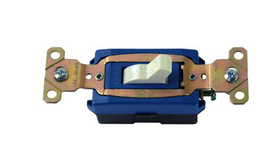 Extra Heavy Duty Spec. Grade 347VAC Toggle Switch Back and Side Wire ...