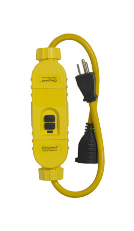 Discontinued - Portable In-Line 15A GFCI Outlet Adapter, Manual Reset ...