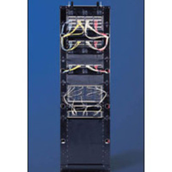 APW 42in Bolt-Down Relay Rack - Black (10/32 Holes)
