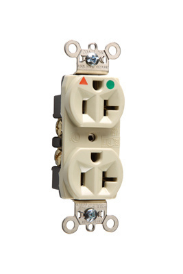 Isolated Ground Heavy Duty Hospital Grade Receptacles Back and Side ...
