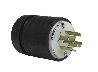 Heavy Duty Ground Continuity Monitoring (GCM) Plug, Black and White ...