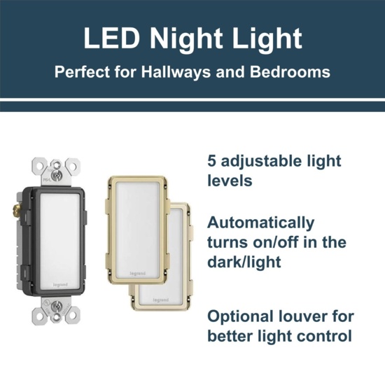 radiant Full LED Night Light | Legrand