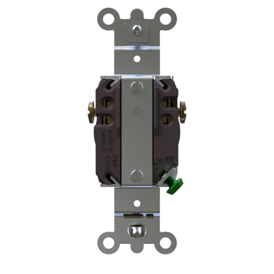 250V Tamper Resistant Heavy Duty Spec Grade Single Receptacle 20A
