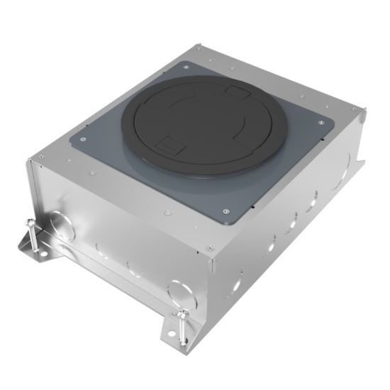 RFBA 10-Gang Round Cover Floor Box | Concrete Floor Boxes | Floor Boxes ...