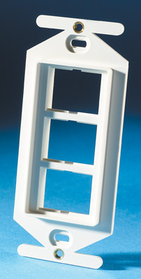 TracJack Stylistics Frame, Three-Port - White