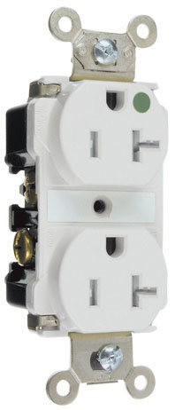 Tamper Resistant Hospital Grade Receptacles Back and Side Wire 20A 125V