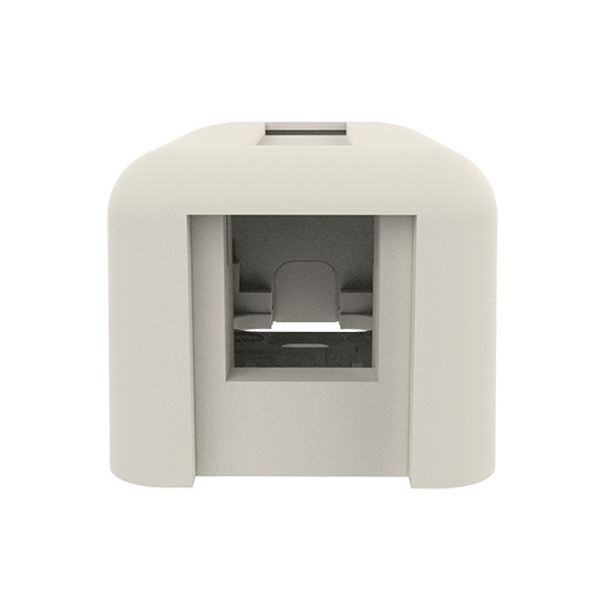 Keystone Plastic Surface Mount Box - Single Port - Fog White ...