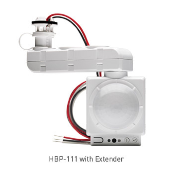 High/Low-Bay PIR Sensor 120/277/347 VAC, White, w/Lens | High Bay ...