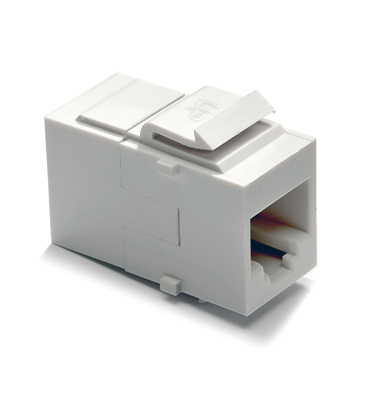 RJ45 Cat 6 Coupler Keystone Insert, White | Keystone Inserts | Data ...