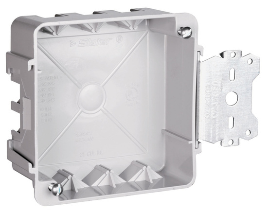 4-in Square box with Threaded Mounting Holes | Wall Boxes | Electrical ...