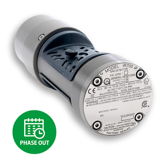 Discontinuation Notice: General Monitors IR700 Carbon Dioxide detectors