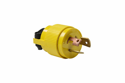 Non-NEMA 3 Wire Plug - Yellow, Grounding | Turnlok | Plugs and ...
