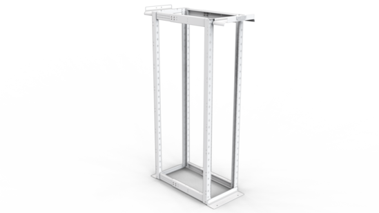 Mighty Mo 20 Dual Adjustable Base 4-Post Rack, 51 RU (8 FT), Adjustable ...