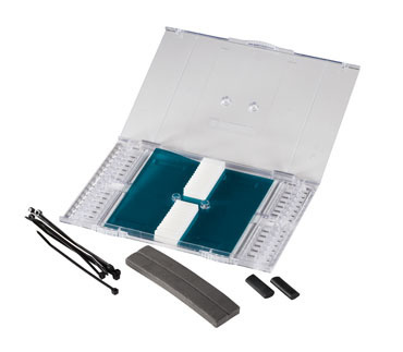 Q-Series Splice Tray, Fusion, 12-Fiber, Clear Transparent