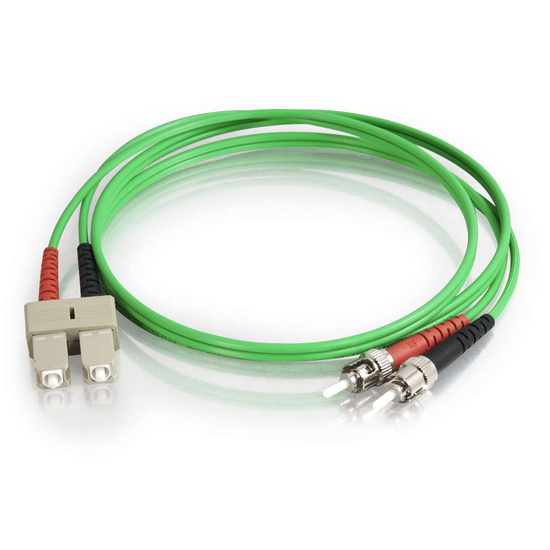 32.8ft (10m) SC-ST 62.5/125 OM1 Duplex Multimode Fiber Optic Cable ...