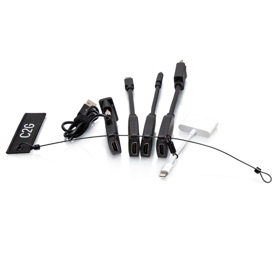 Universal 4K HDMI® Dongle Adapter Ring with Color Coded Mini ...