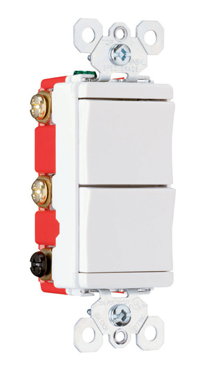 Specification Grade Decorator Combination Switch, Light Almond ...