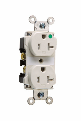 Tamper Resistant Hospital Grade Receptacles Back and Side Wire 20A 125V