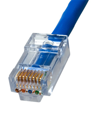 Cat6 EZ-RJ45 Connectors, Pack of 25 | Keystone Inserts | Data ...