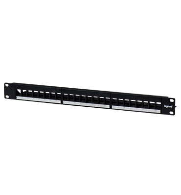 24-Port Keystone Rack Mount Patch Panel | Patch Panels | Data ...