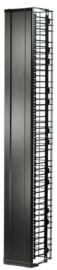 MM20 Vertical Cable Manager with Door, 6" Wide, for 7 ft (45U) Rack ...