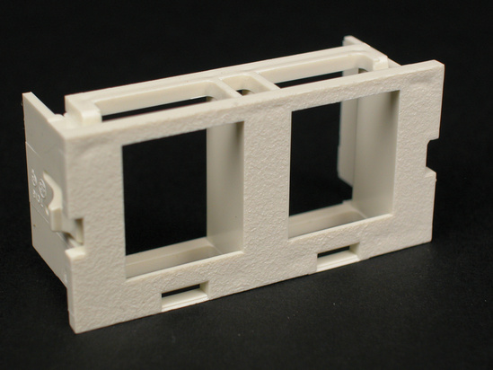 CM 2A Dual Flushmount Unloaded Keystone Module | A/V Wall Plates and ...