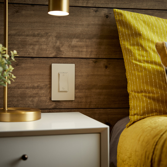 radiant® Sleep/Wake Wireless Smart Switch with Netatmo, Light Almond ...